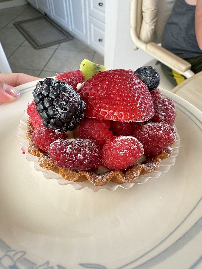 Nature's candy arranged like edible jewelry&mdash;this berry tart is what happens when fruit decides to dress for a special occasion.