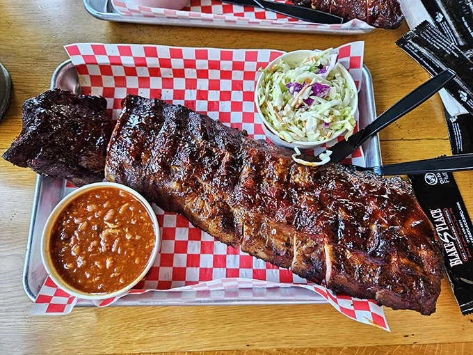 6. full rack of ribs