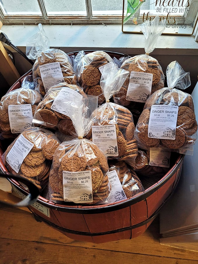 Grandma's secret weapon: ginger snaps that snap back with just the right amount of spice. These aren't your average cookies&mdash;they're edible nostalgia.