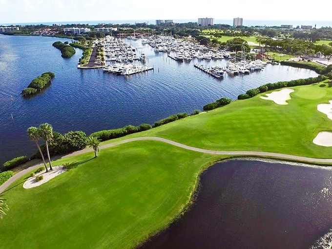 Golf with a side of spectacular. Harbourside Golf Course proves that water hazards can be both challenging and breathtakingly beautiful.