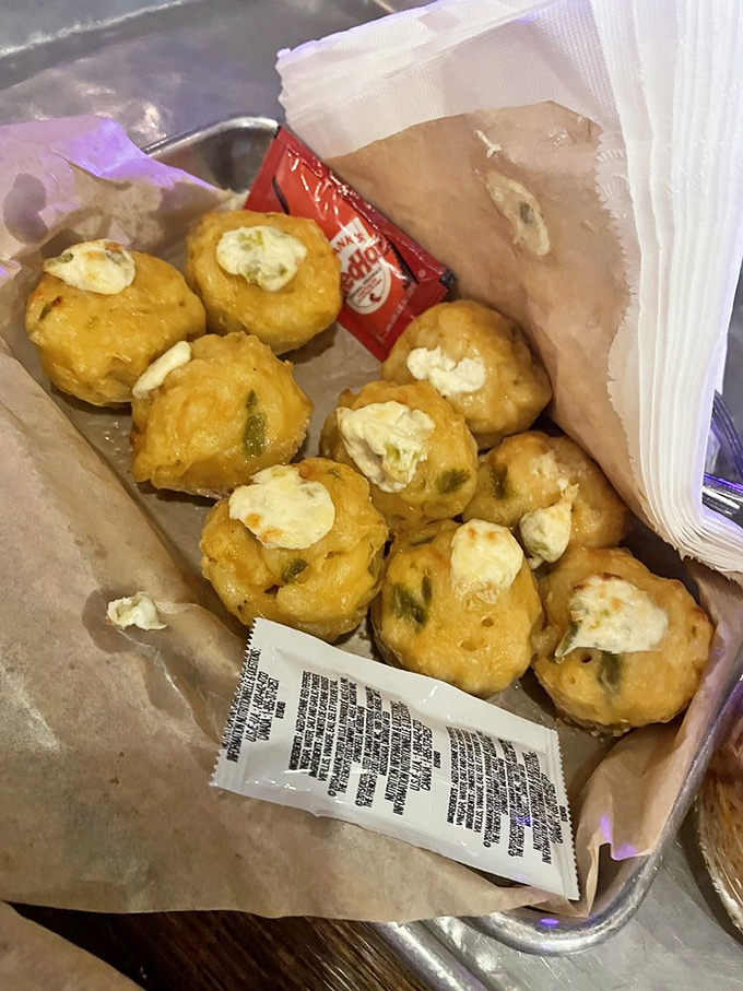 Jalape&ntilde;o kicks these mac and cheese bites into another dimension. Like your favorite childhood comfort food decided to have an adventure in the Southwest.