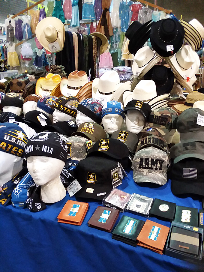 Military caps meet cowboy hats in this headwear haven. Your next personality reinvention is just a fitting away.