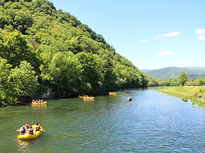 River rafting in Banner Elk: where "going with the flow" isn't just good advice—it's mandatory. Nature's roller coaster comes with better scenery and zero lines.