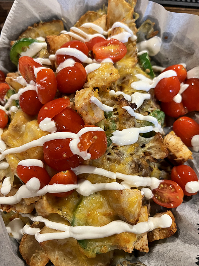 Not your average nachos! These Irish-inspired morsels come loaded with melty cheese, fresh tomatoes, and enough flavor to start a Celtic revolution.