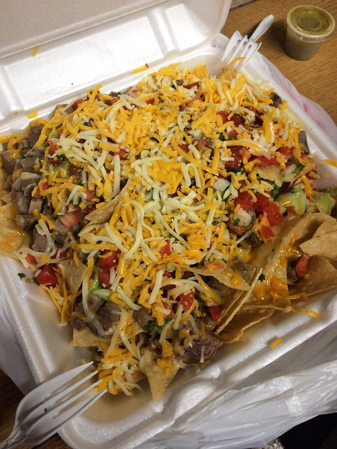 Lengua nachos: where adventurous eaters are rewarded. The perfect balance of textures and flavors that would make even the most skeptical diner a convert.