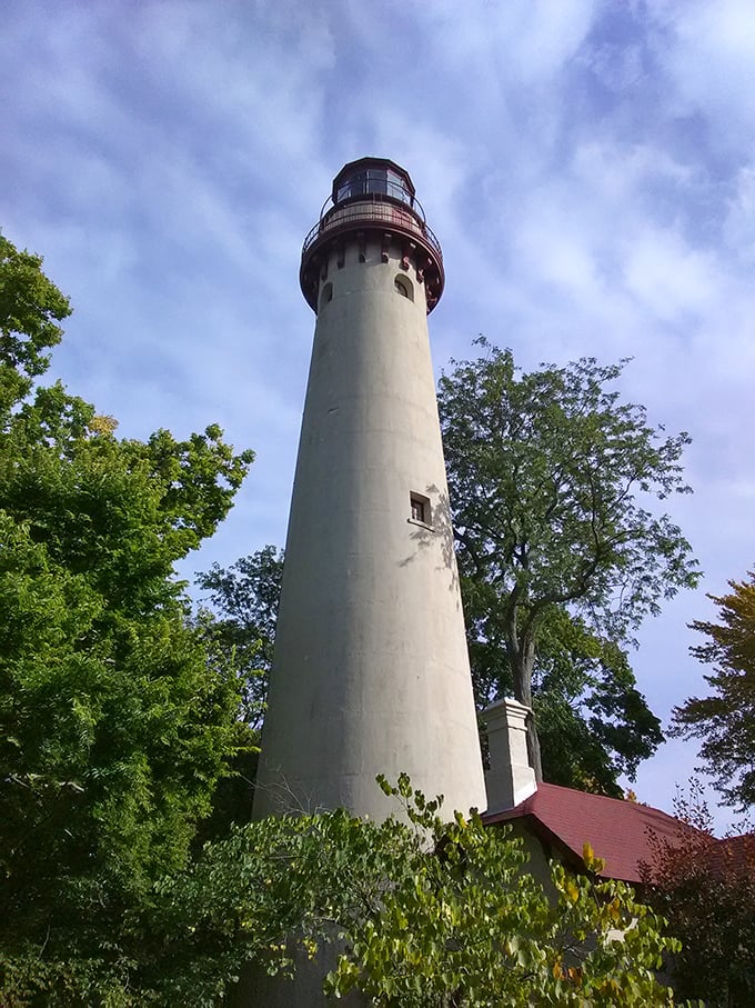 Looking up at this 113-foot tower feels like spotting the Midwest's version of Pisa&mdash;minus the lean but with all the historical gravitas.