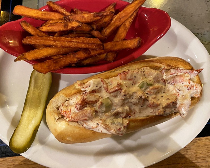The lobster roll&mdash;summer vacation in sandwich form. Sweet chunks of Maine's finest treasure nestled in a perfectly toasted vessel with crispy fries.