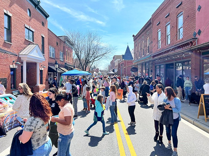 During festivals, Berlin's Main Street transforms into a vibrant community living room where locals and visitors mingle like they've known each other for years.