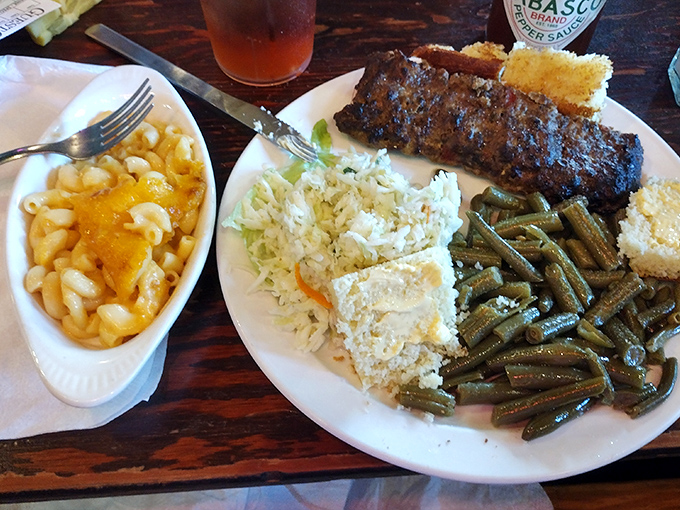 That glossy red sauce blanket on the meatloaf isn't just for show&mdash;it's the finishing touch on a dish worth rescheduling your life around.