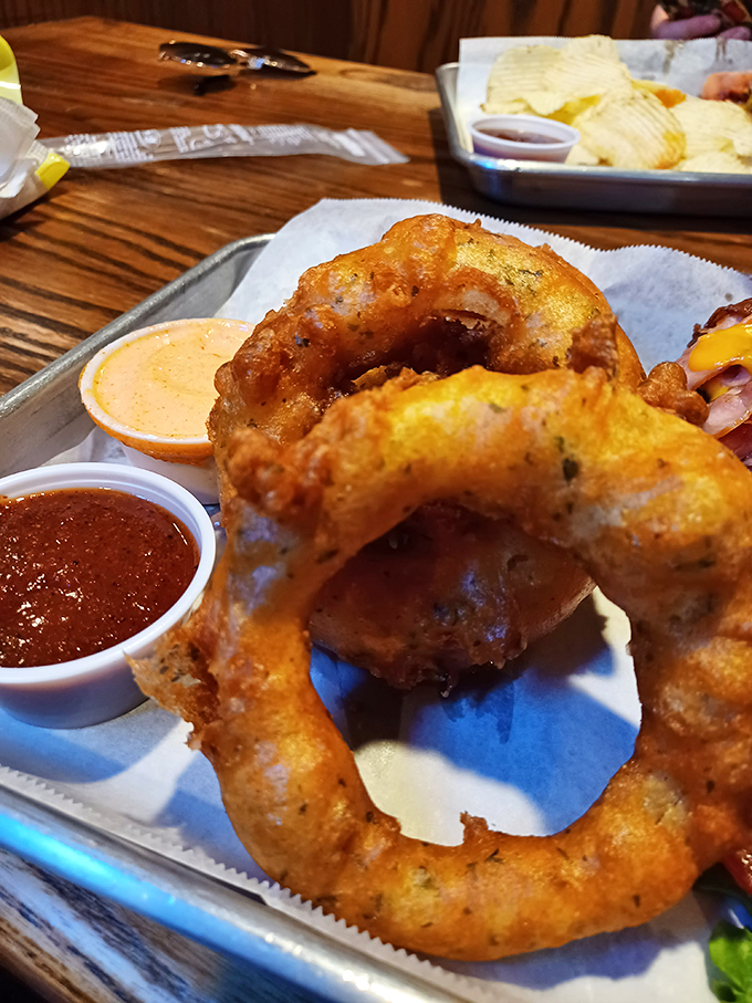 The humble onion achieves its highest calling in these rings&mdash;crispy, golden halos of flavor that deserve their own fan club