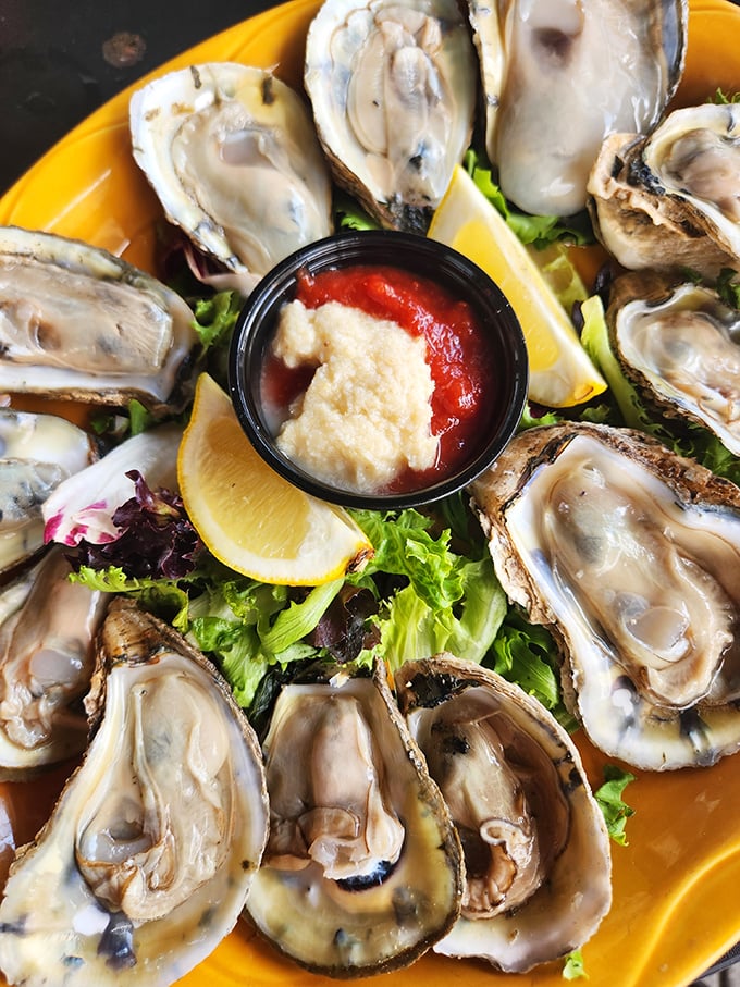 These oysters aren't just served; they're presented &ndash; plump treasures from the deep arranged like a briny work of art.