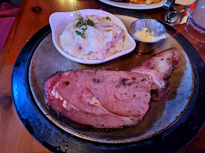 Prime rib so perfectly pink it makes flamingos jealous. That side of mashed potatoes isn't just a side&mdash;it's a supporting actor worthy of an Oscar.