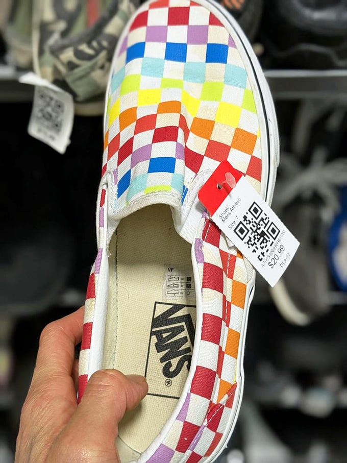 The shoe section: where footwear gets its second chance at greatness and your wallet gets a much-needed vacation.