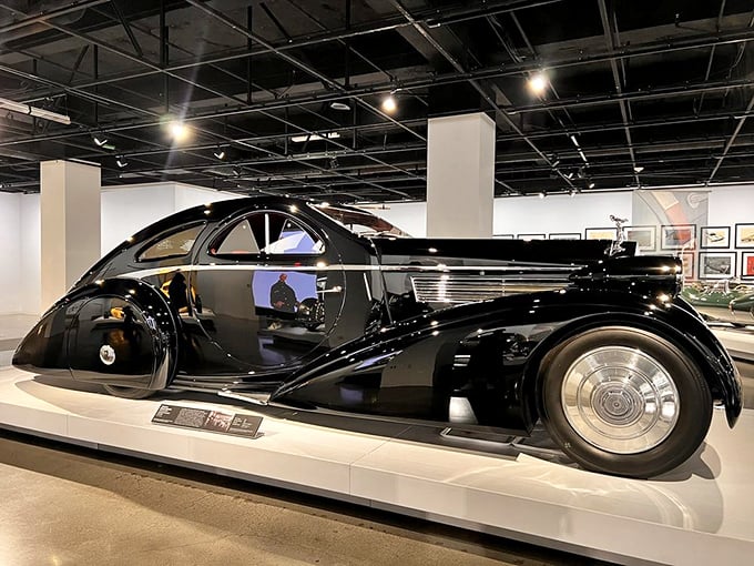 Sleek, sinister, and sophisticated&mdash;this Art Deco masterpiece isn't just a car, it's what Darth Vader would drive to the opera.