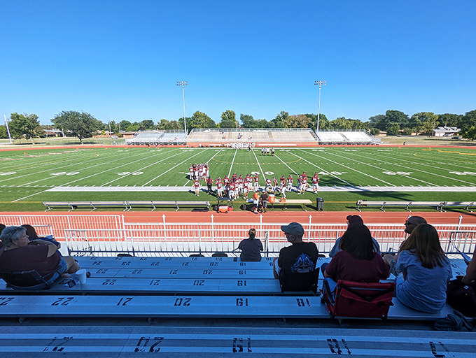 Friday night lights shine bright at Salina Stadium. Local sports offer premium entertainment where the only inflation is in team spirit.