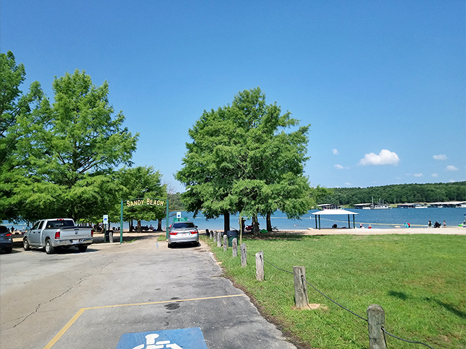 Sandy Beach delivers exactly what it promises &ndash; sand, swimming, and scenery that makes you question why you ever vacation elsewhere.