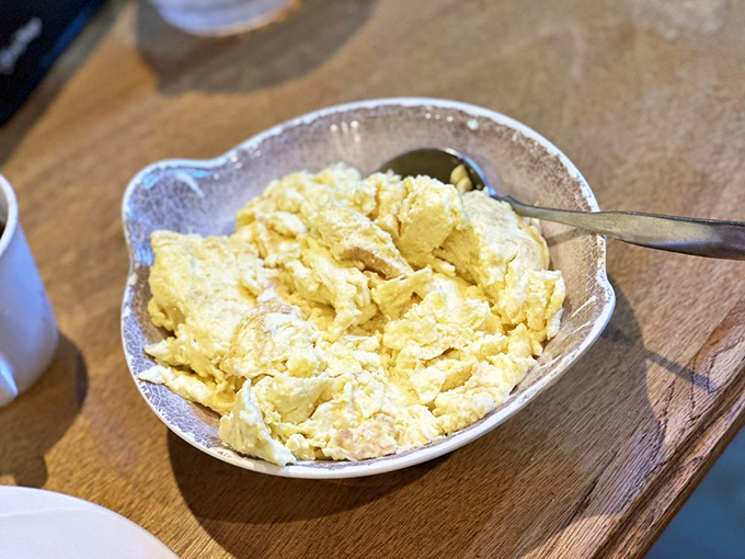 These scrambled eggs aren't just breakfast&mdash;they're fluffy clouds of morning joy that make hitting the snooze button seem like a crime.