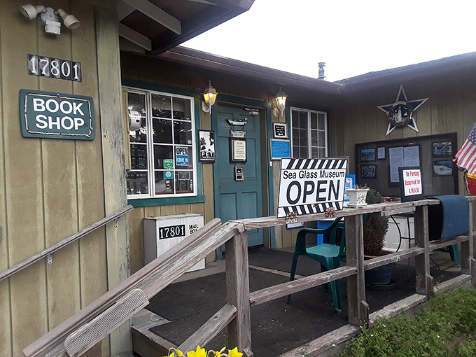 "Sea Glass Museum: Open" &ndash; where yesterday's trash becomes today's treasure in a transformation that would make Marie Kondo weep with joy.