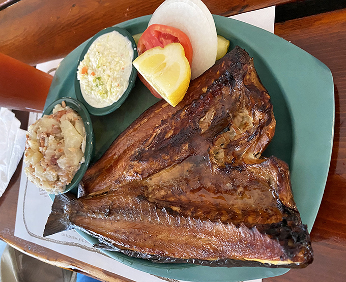 Smoked mullet&mdash;Florida's unsung seafood hero&mdash;gets the respect it deserves at Ted Peters, emerging from the smoker with a flavor that would make Neptune himself weep.