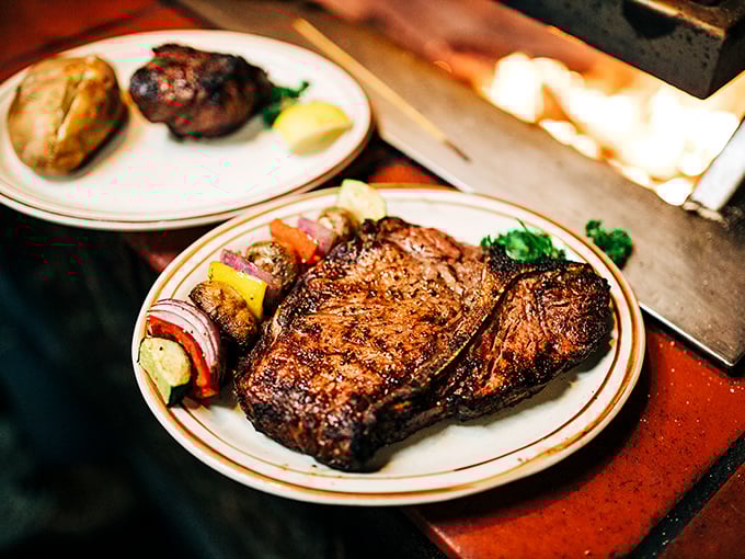 Behold, the star of the show: Santa Maria-style barbecue with that signature char that whispers sweet nothings to your taste buds.