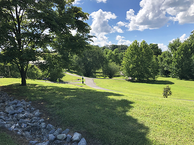 Mother Nature showing off her landscaping skills with a green canvas that begs for picnic blankets and afternoon naps. 