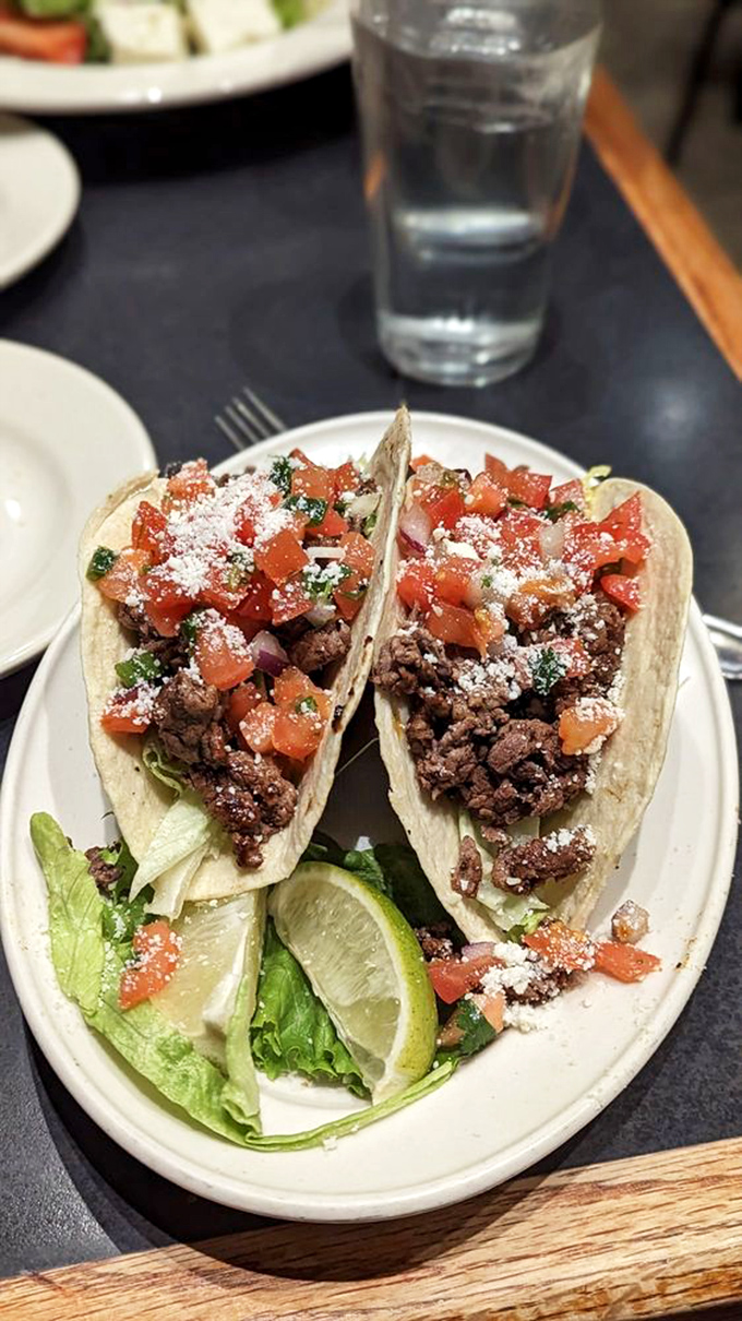 These aren't your average street tacos&mdash;they're dressed for a night out with fresh pico, melted cheese, and enough flavor to make your taste buds do a happy dance.
