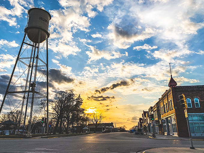 Sunset in Humboldt paints the sky in colors no filter could improve, casting the town in a golden glow that makes even the water tower look romantic.