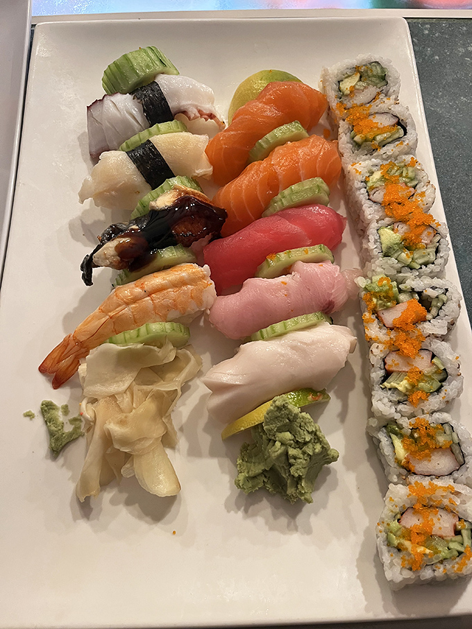 Even sushi gets the Florida treatment here&mdash;vibrant, generous, and completely unpretentious. That salmon looks like it was swimming this morning.