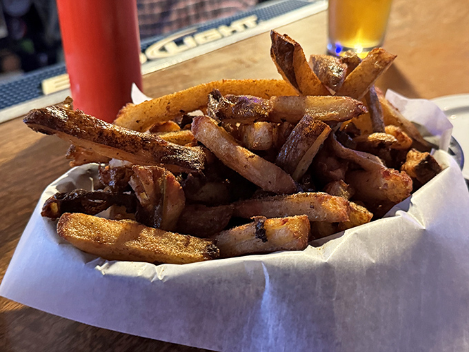 These aren't just fries &ndash; they're golden-brown treasures that make you question why regular potatoes even bother showing up to work.