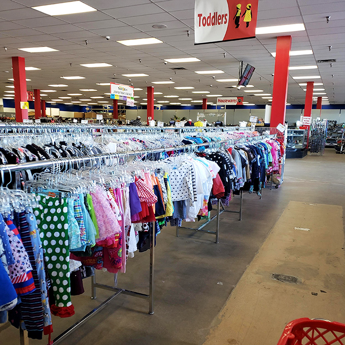 Tiny fashionistas rejoice! The toddler section offers adorable outfits at prices that won't make parents weep when covered in finger paint.