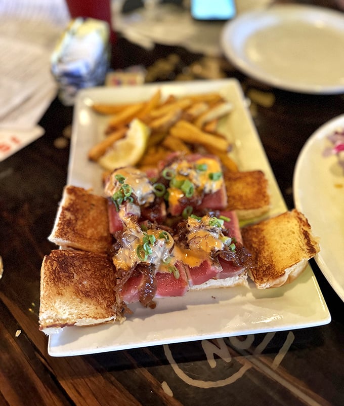 Tuna sliders that strike the perfect balance between sophisticated and fun&mdash;like wearing a tuxedo to a beach party, and somehow pulling it off.