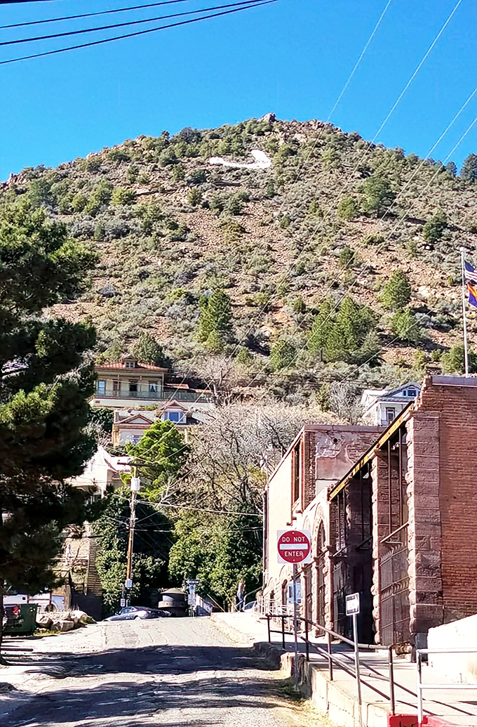 The rugged hillside backdrop reminds you that in Cottonwood, wilderness and small-town charm live as comfortable neighbors.