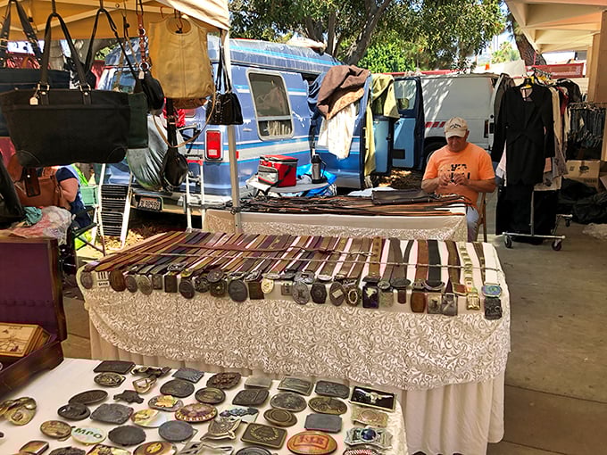 A belt collection that spans decades of American style &ndash; from Western buckles that could tell tales of rodeos past to leather straps waiting for their second act.