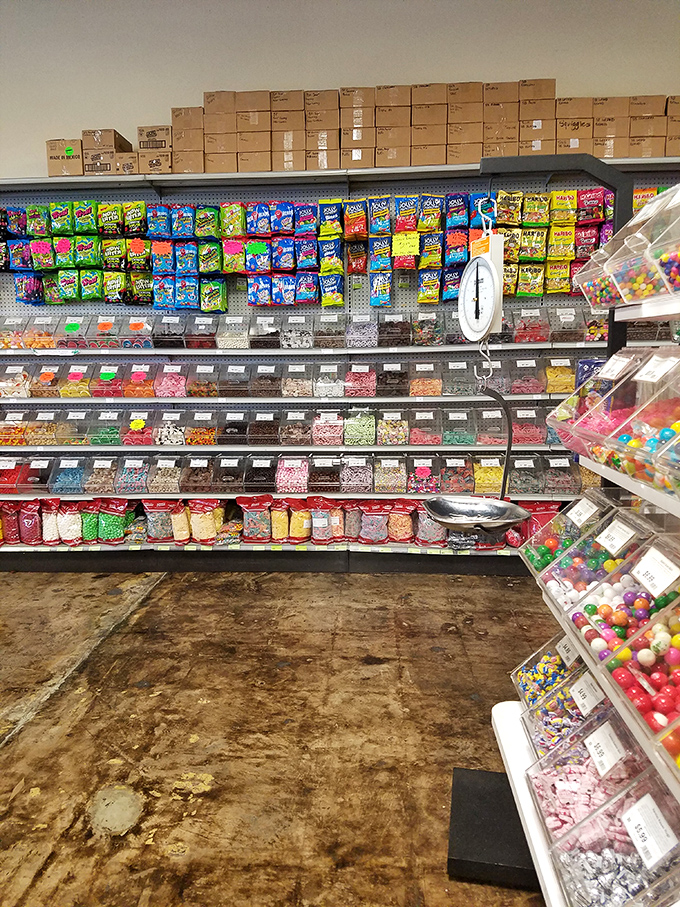 The Haribo wall&mdash;where adults pretend they're shopping for their kids while secretly planning their own gummy bear feast.