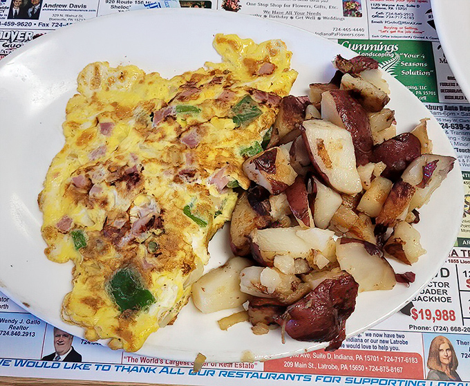 This Western omelet with home fries isn't just breakfast&mdash;it's edible sunshine that might just cure whatever ails you.