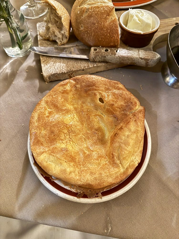 Yorkshire pudding that rises to the occasion&mdash;literally. This golden dome of deliciousness is the ideal vehicle for capturing every drop of jus.