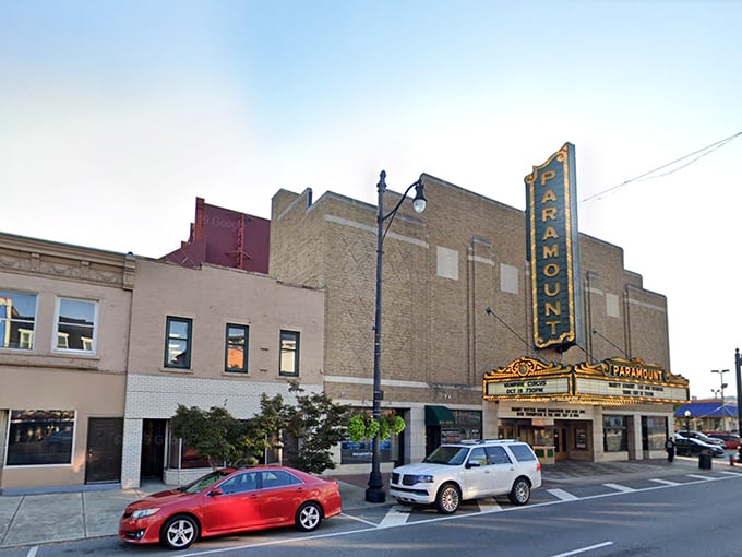 The iconic Paramount Theatre marquee has welcomed generations of entertainment-seekers. Where your grandparents might have had their first date.