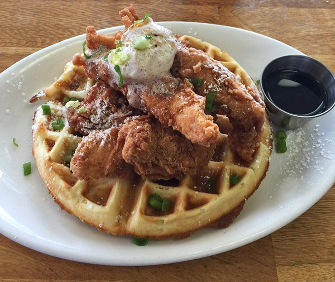 Chicken and waffles: the breakfast equivalent of Sonny and Cher&mdash;shouldn't work together but create something magical that stands the test of time.