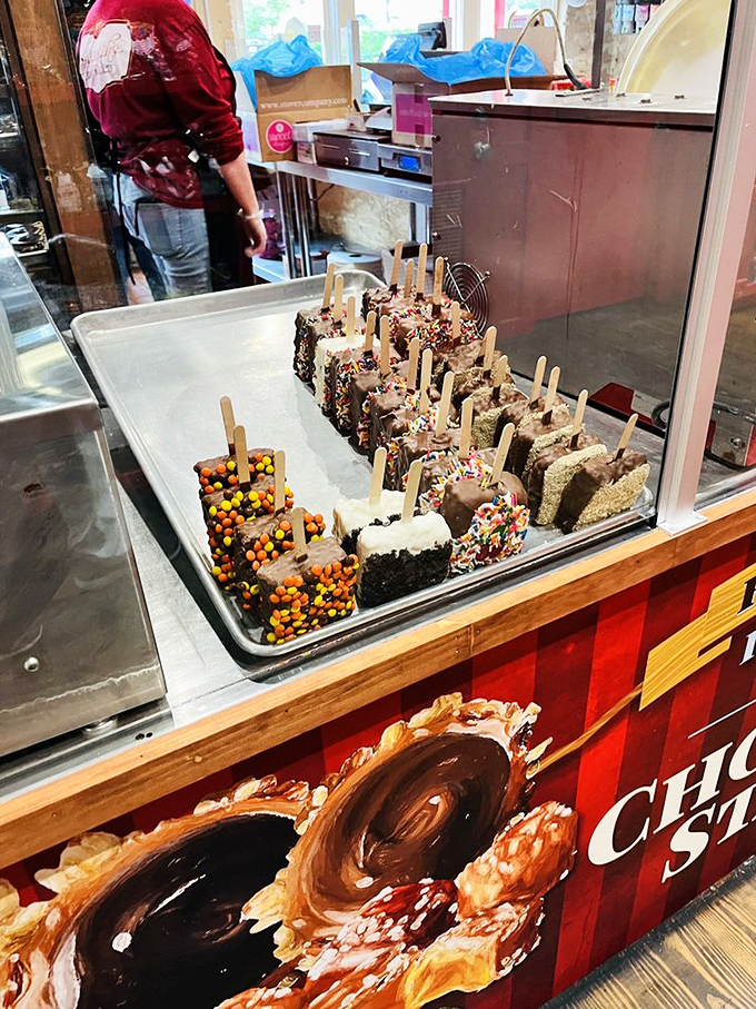Chocolate-dipped happiness on a stick. These aren't just desserts; they're edible trophies celebrating your excellent life choices.