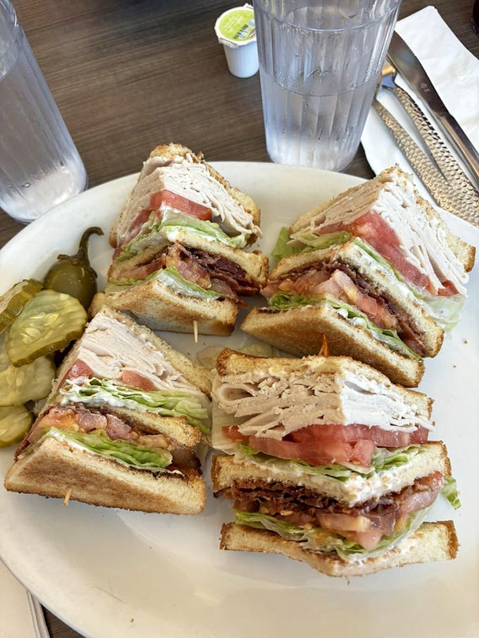Behold the club sandwich in its natural habitat&mdash;a skyscraper of ingredients requiring engineering skills just to take the first bite.