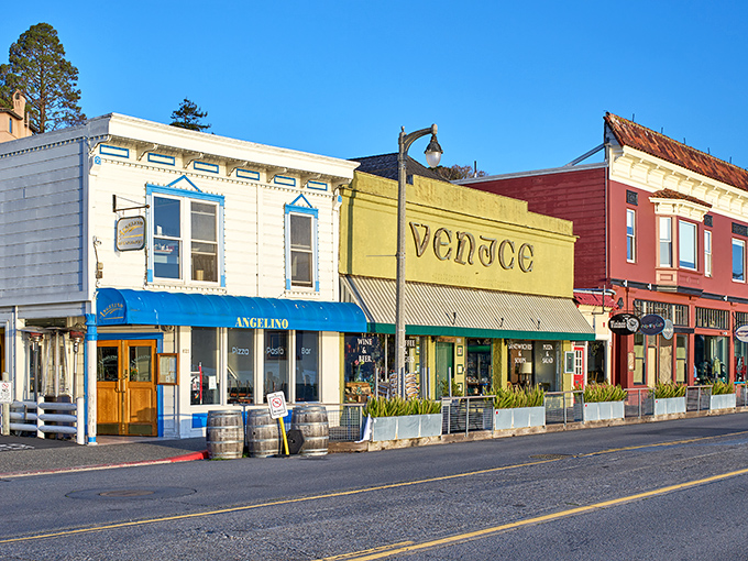 Downtown Sausalito's vibrant storefronts burst with character, offering everything from artisanal gelato to maritime antiques&mdash;retail therapy with a view.