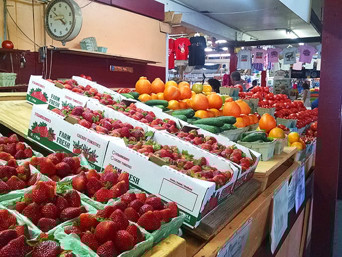 Florida's answer to the question "where can I find strawberries the size of golf balls?" The produce here puts supermarket fruit to shame.