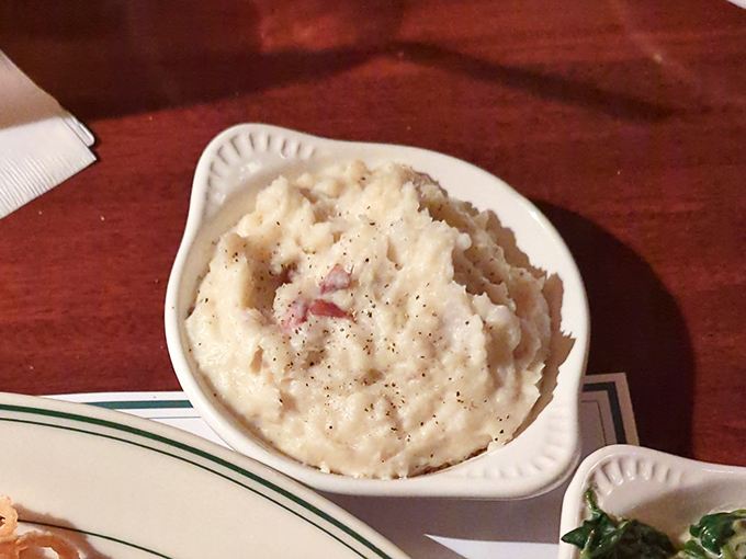 These mashed potatoes aren't whipped into some airy cloud-like nonsense&mdash;they're substantial, honest spuds with just enough lumps to prove they're real.