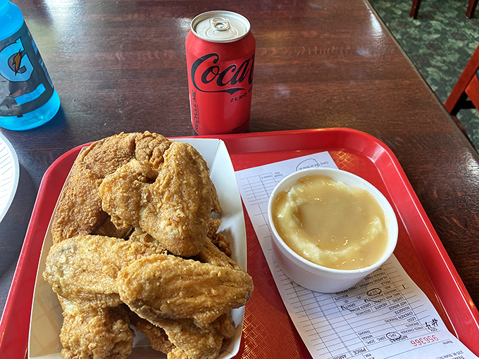 Crispy fried chicken meets cloud-like mashed potatoes&mdash;a partnership so perfect it should have its own relationship status on social media.