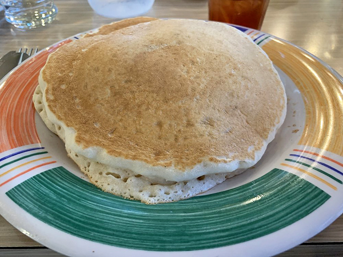 The pancake that launched a thousand food comas&mdash;golden, fluffy, and perfectly round like the moon, if the moon were delicious.