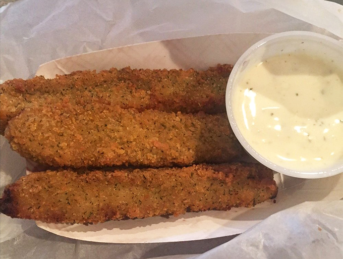 These aren't your average pickles - they're crispy, golden nuggets of tangy perfection that steal the show.