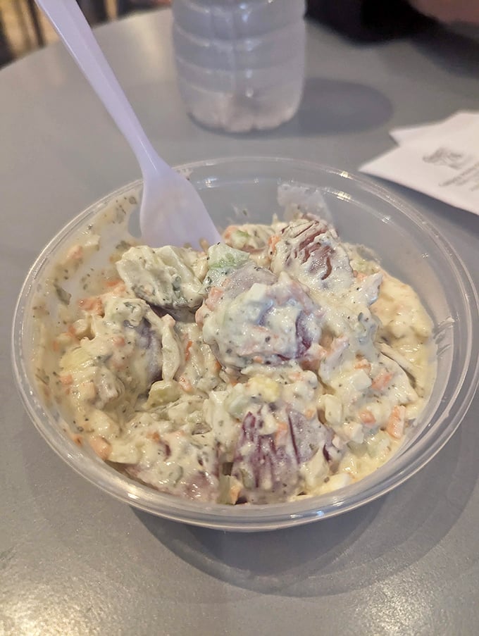 The potato salad that launched a thousand dreams&mdash;creamy, substantial, and somehow managing to upstage even the mighty cheesesteak.