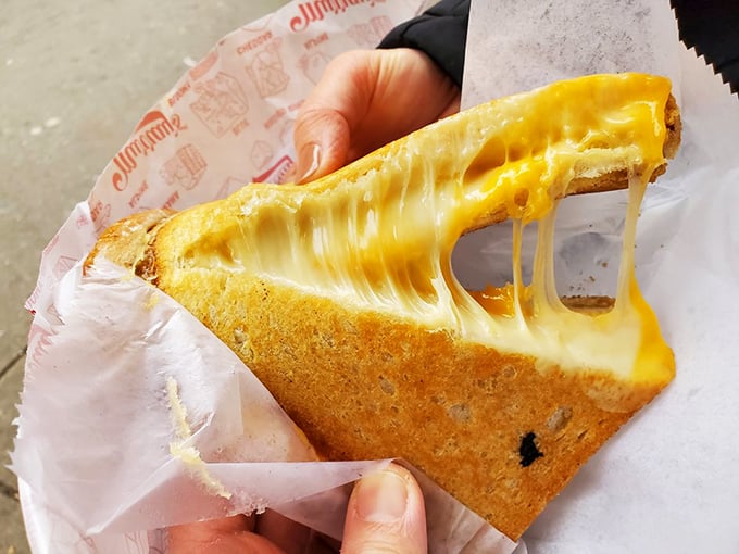 The grilled cheese at Murray's performs the dairy equivalent of a mic drop&mdash;stretchy, gooey, and transforming simple bread into a vehicle for transcendent cheese bliss.