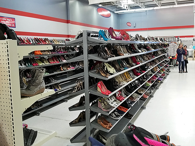 A shoe lover's dream or nightmare? When Imelda Marcos meets Marie Kondo, this is what happens.