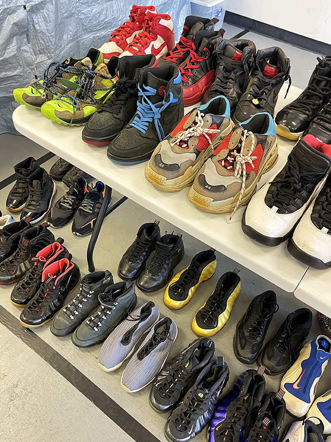 Sneakerheads, rejoice! These shelves of footwear fashion might contain that holy grail pair you've been hunting since 2003.
